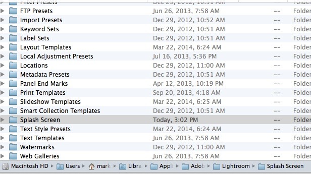 Hack the Lightroom 5 splash screen | Digital Photo Buzz